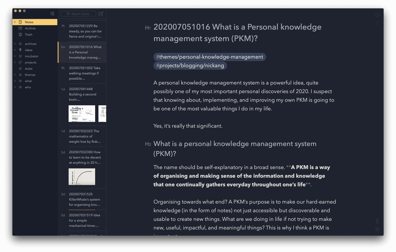 What is a Personal Knowledge Management system (PKM)? | Nick Ang